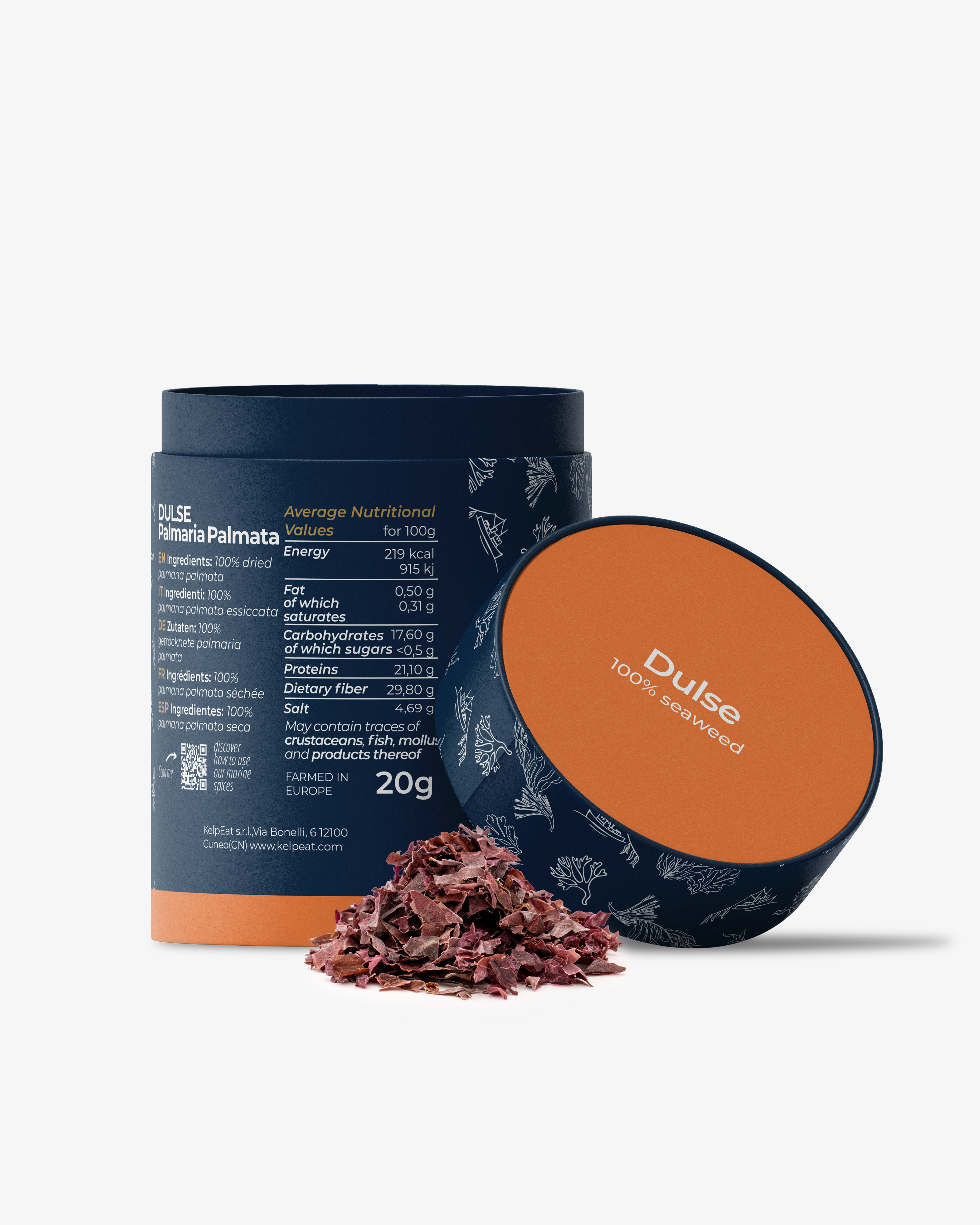 Dulse – 100% Seaweed – KelpEat - Ocean Healthy Bites